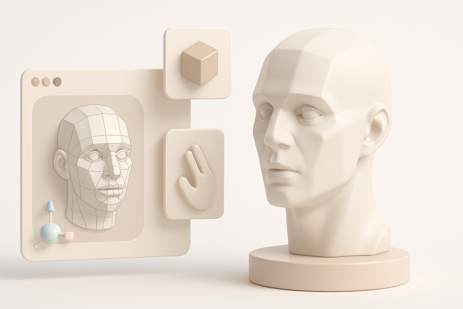 Asaro Headの3Dモデル作成と活用：プロのワークフロー